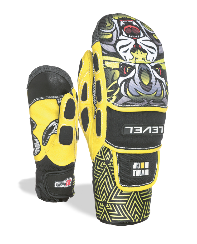 WORLDCUP CF Mitt Junior jaune - LEVEL | Ski Clinic